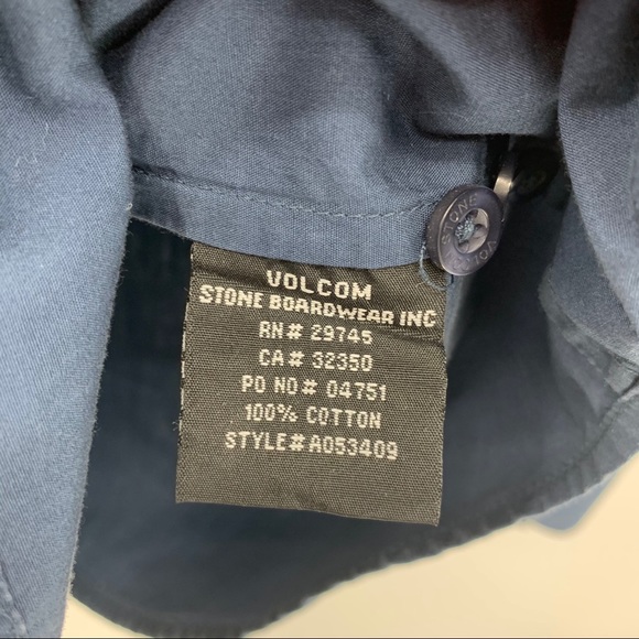 Volcom | Shirts | Volcom Corpo Class Mens Dress Shirt Blue | Poshmark